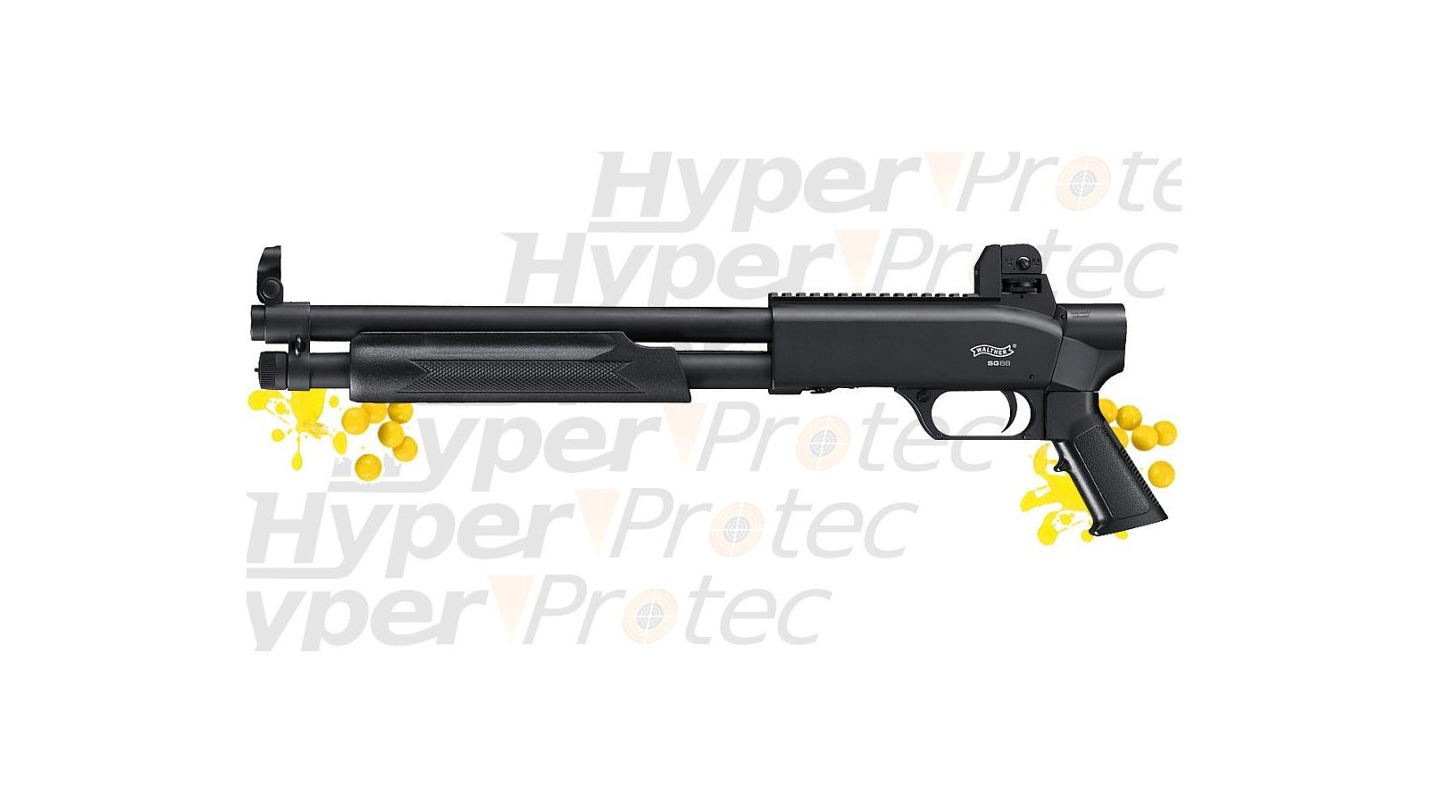 Fusil à Pompe Défense Billes caoutchouc - WALTHER SG 68 - 16 JOULES